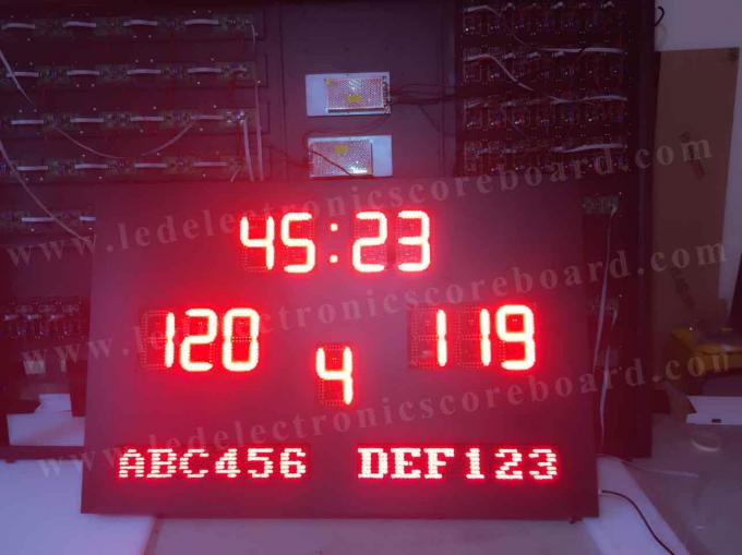 7 Segments Digital Basketball Scoreboard , University Score Clocks For ...