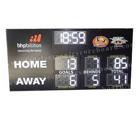 High Brightness Electronic Football Scoreboard Clock With Installation ...