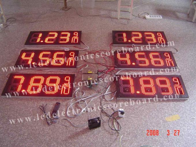 8.88 9 / 10 Led Gas Price Display , Digital Gas Station Price Signs ...