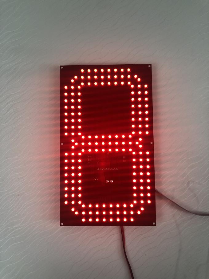 12 Inch LED Digital Board 7 Segment Digit Of Leds In Red Color Wide ...