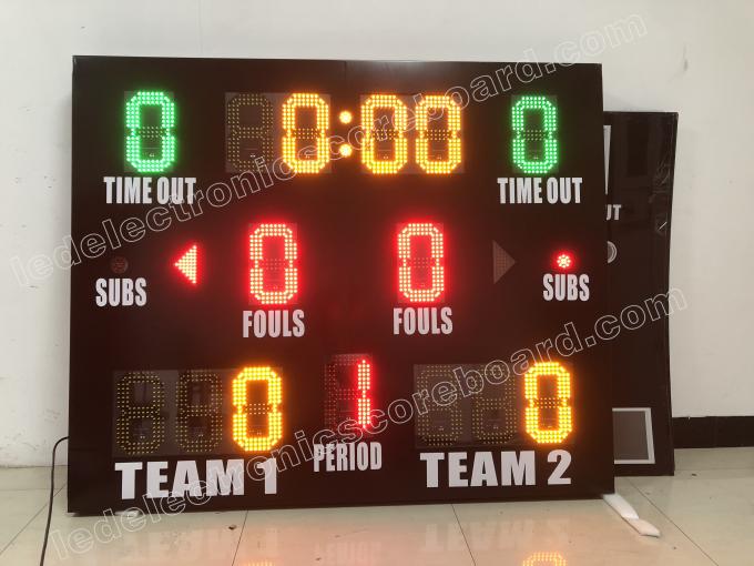 Red Yellow Green LED Basketball Scoreboard DIP Digit Model