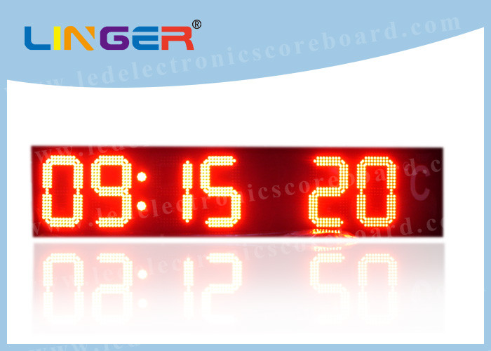 CE / ROHS Approved LED Countdown Timer With Temperature 370*1500*100mm