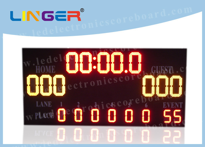 Low Voltage Swimming Pool Scoreboard Remote Control Waterproof PC ...