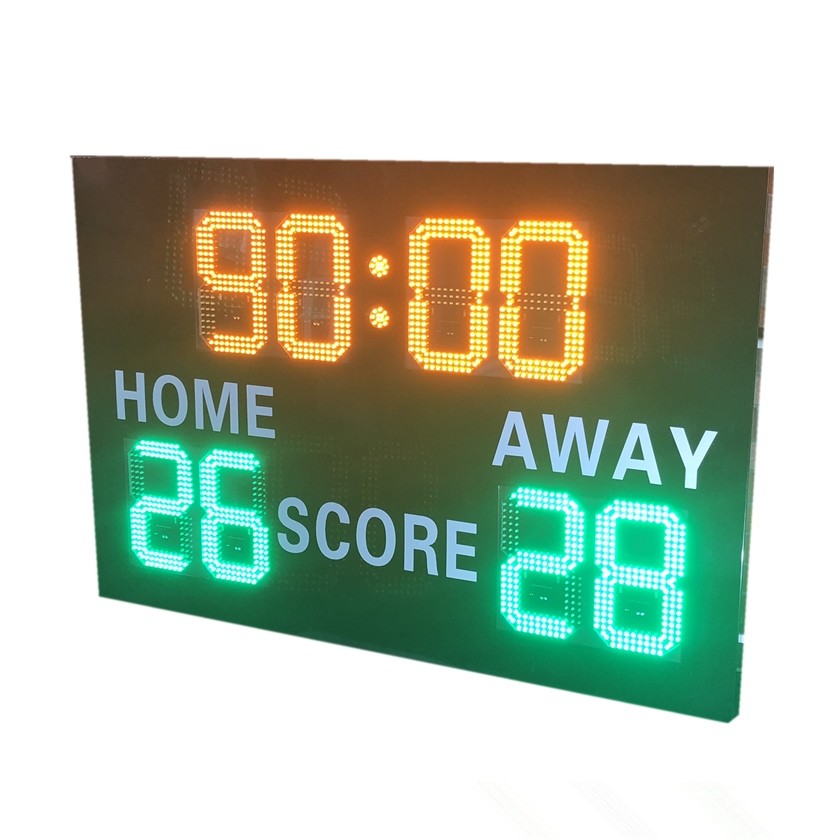 Blue Color Wireless Football Scoreboard , Portable Digital Scoreboard ...