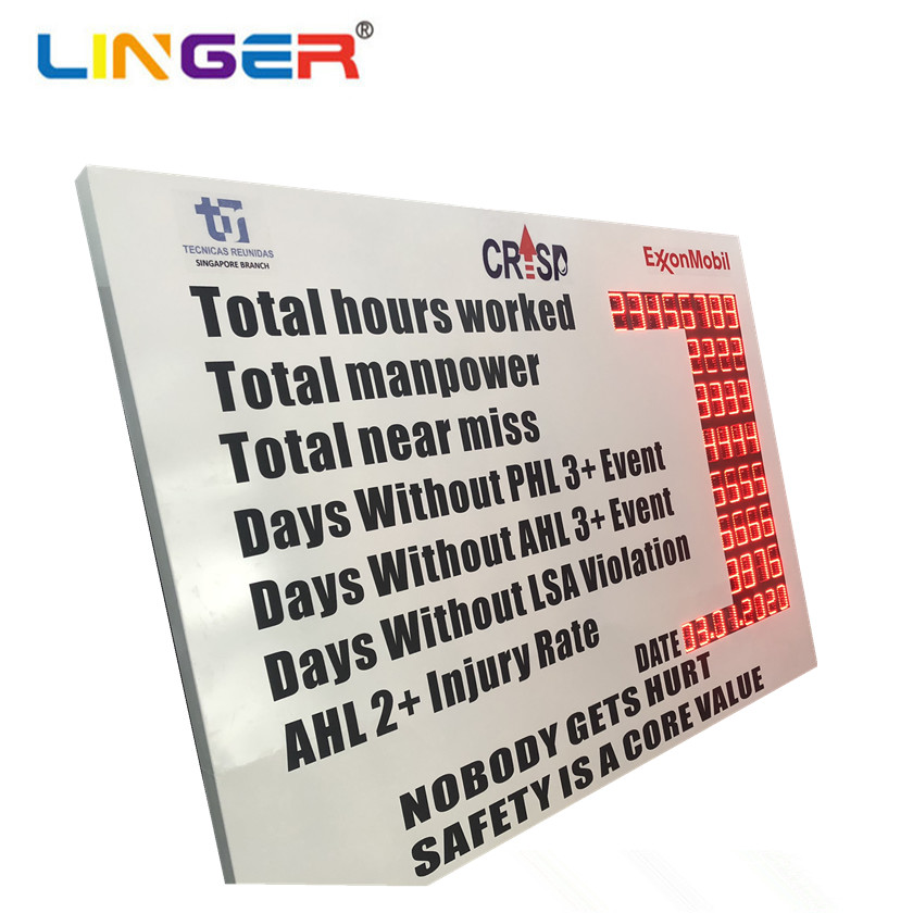 IP65 Waterproof Led Information Display Board Customized